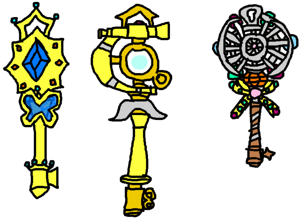 All Princess Keys by multicolorcody on DeviantArt