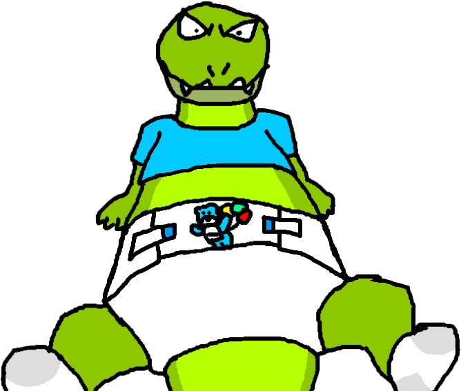 Diapered Komodo Dragon's Diaper Change 4 by multicolorcody on DeviantArt