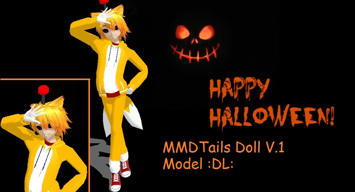 MMD Tails Doll Model :DL: by mokathekiller on DeviantArt