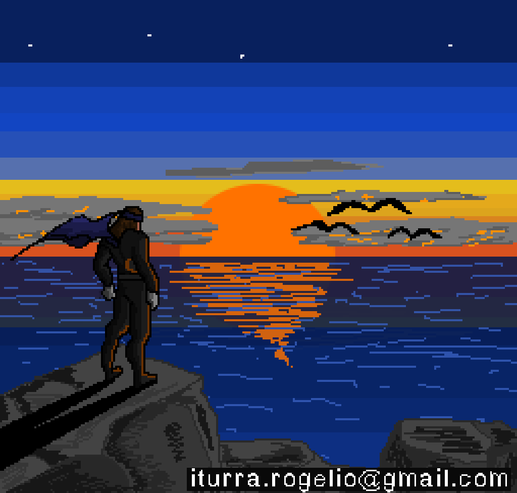 Pixel Art 16-8 bit Sunset Super Nintendo 1024px by RogelioIturra on ...