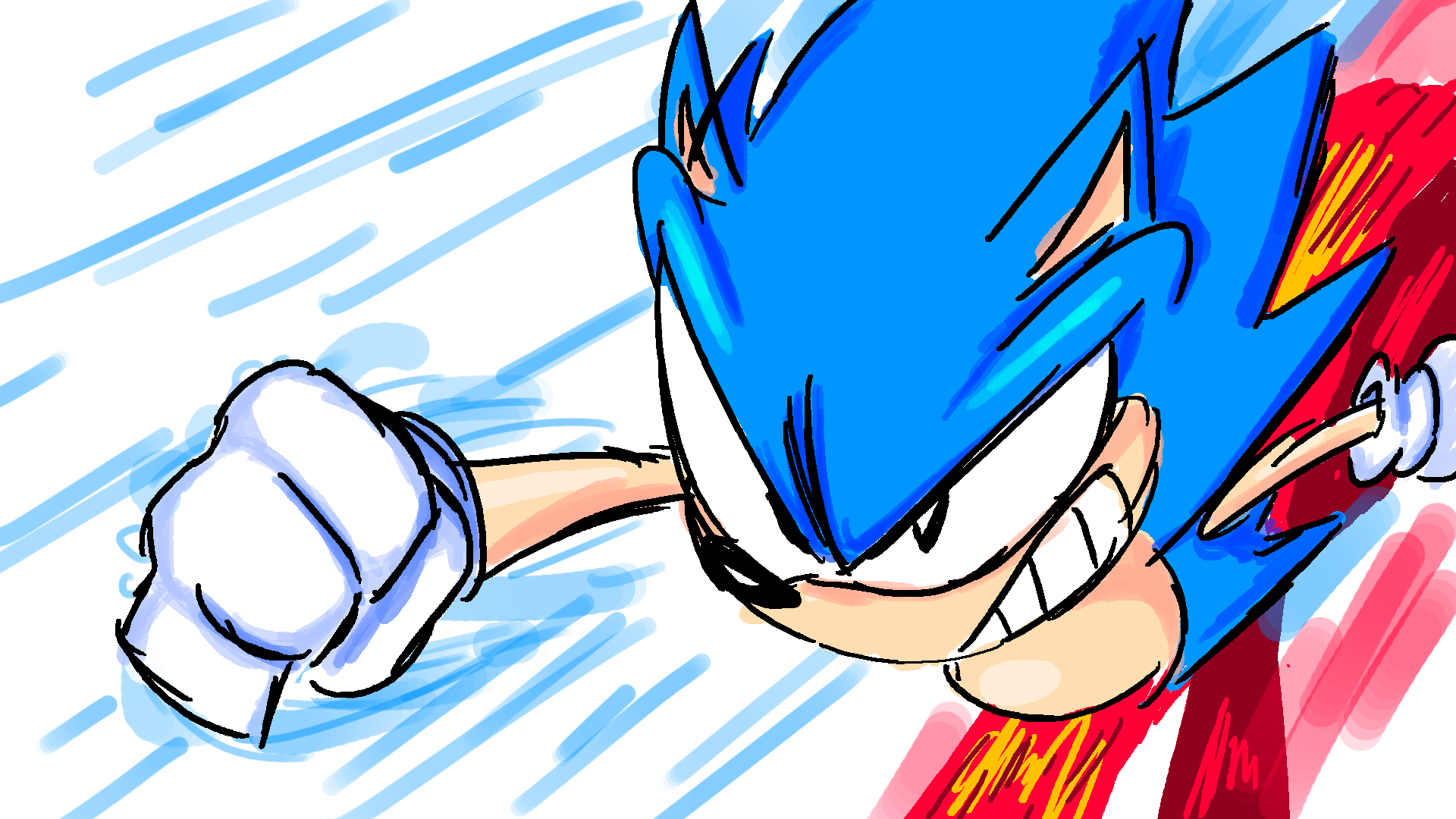 Sonic gotta go fast by theguywhodrawsalot on DeviantArt