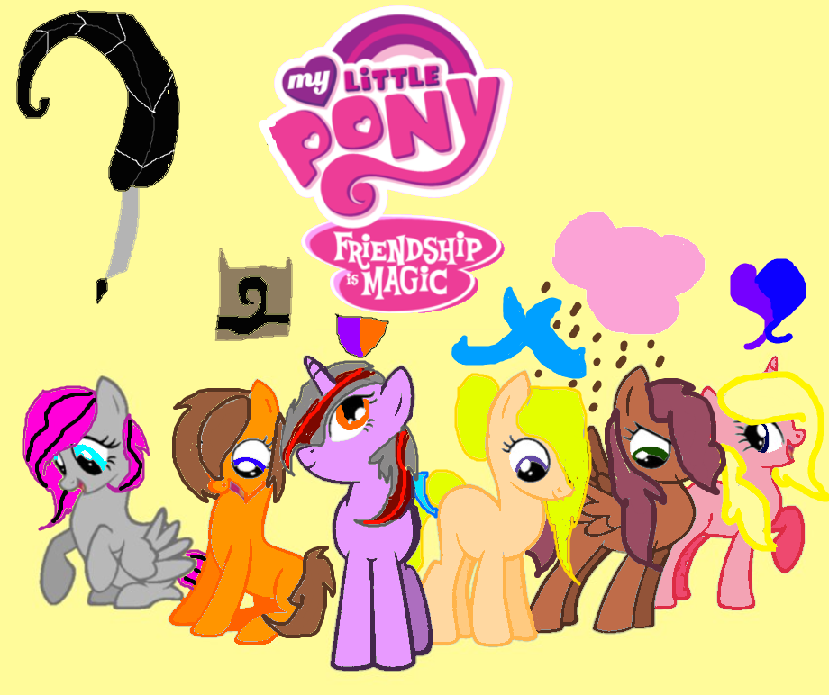 My Mane Six-OC Version by RaiinyMC on DeviantArt