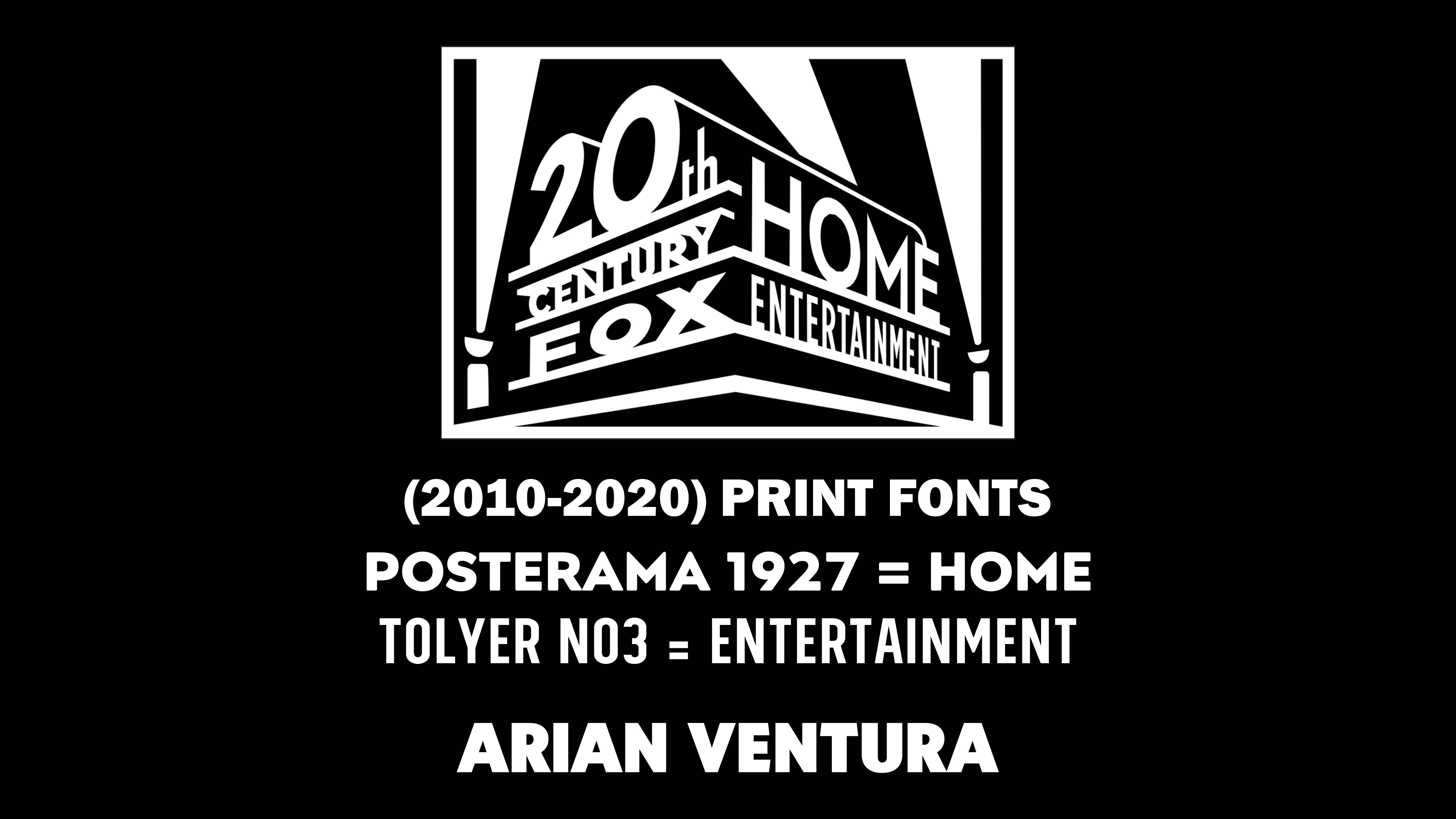 TCFHE (2010-2020, Print) Fonts. by ArianVP on DeviantArt