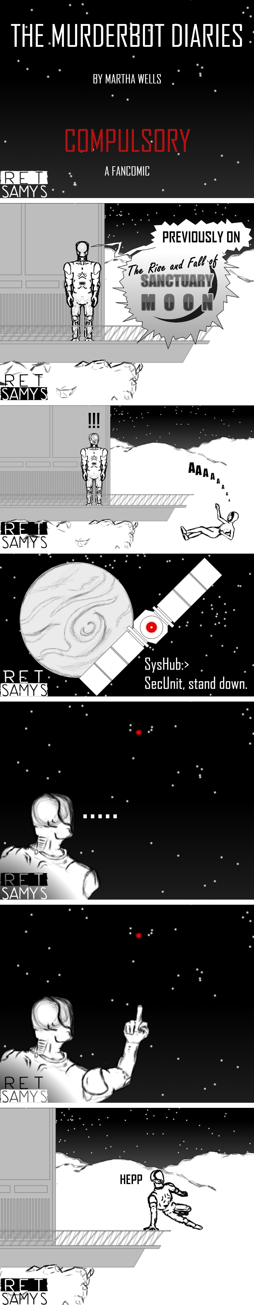 Compulsory: A Murderbot Fancomic by RetSamys on DeviantArt