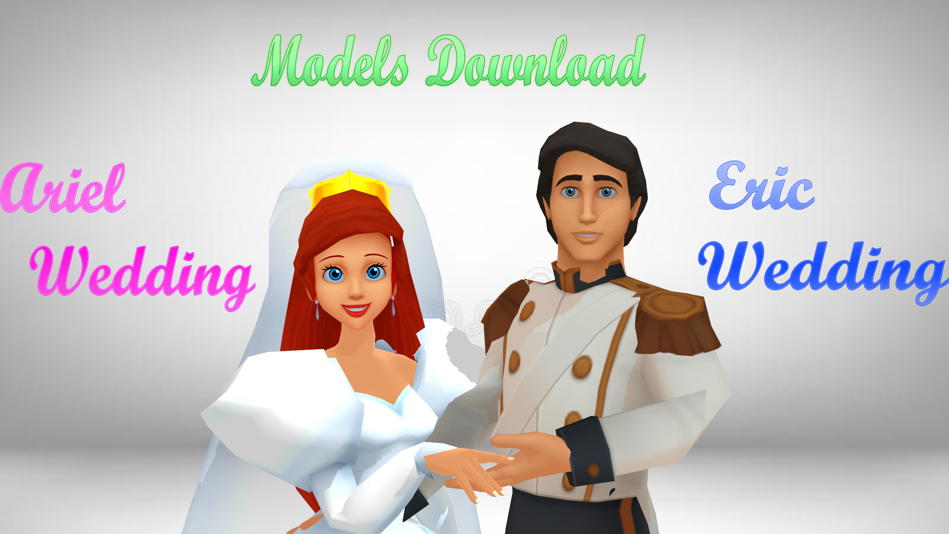 MMD Ariel and Eric Wedding by Grisvarld on DeviantArt