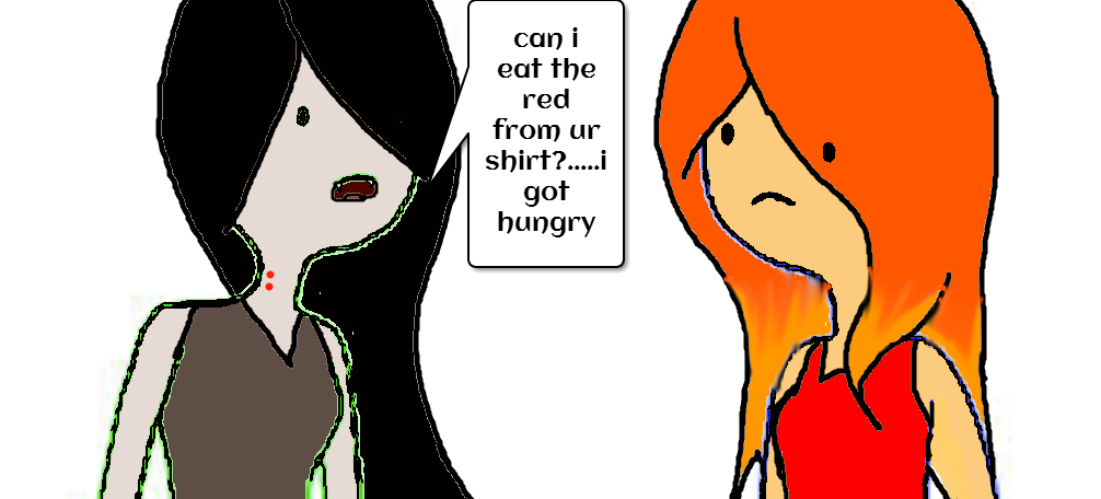 marceline and jennifire by flamep123 on DeviantArt