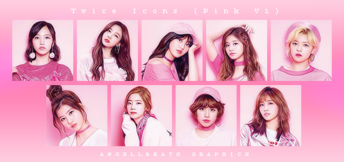 Twice (Pink V1) Icon Pack FREE by AngellBeats on DeviantArt