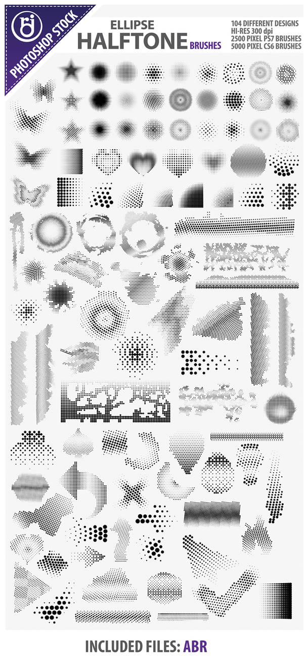 104 Halftone Brushes by rjDezigns on DeviantArt