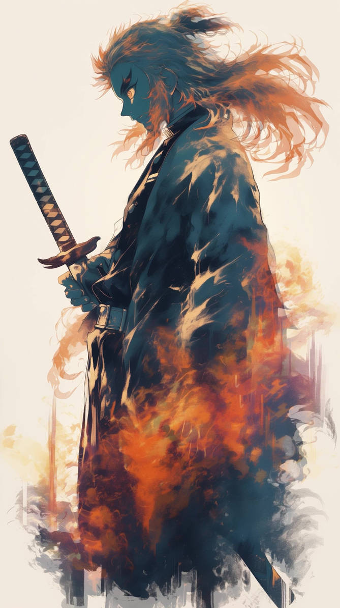 Animated Wallpaper Kyojuro by EnigmaWallpaper on DeviantArt