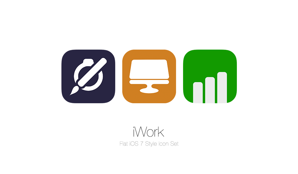iWork Flat iOS 7 Style Icon Pack by osullivanluke on DeviantArt