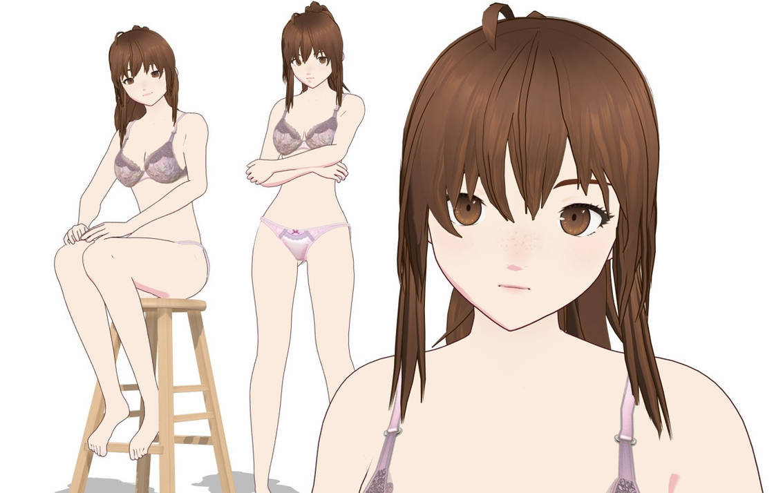 MMD - Base Model OC - Download by RetardismosColoquial on DeviantArt