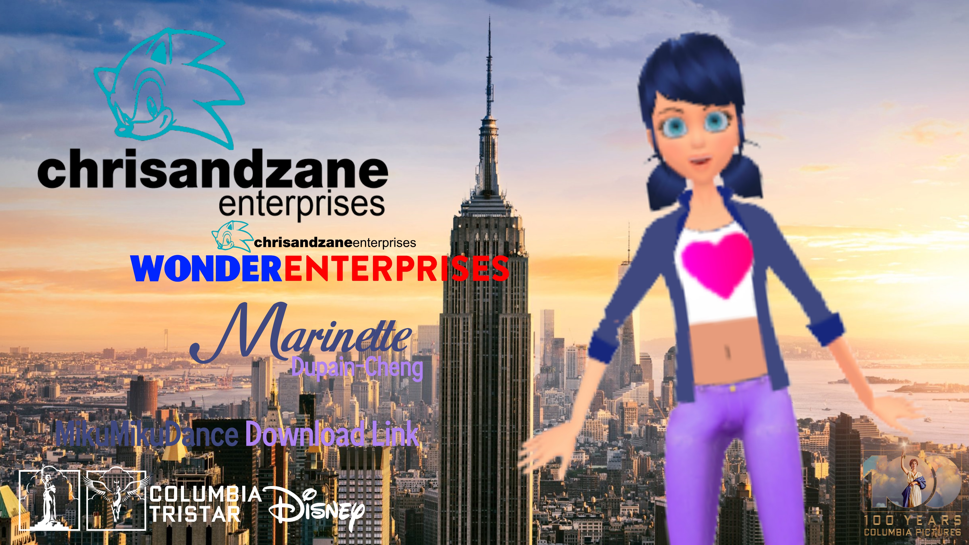 Marinette ChrisandZane Enterprises/Wonder MMD DL by ChrisandZaneStudios ...