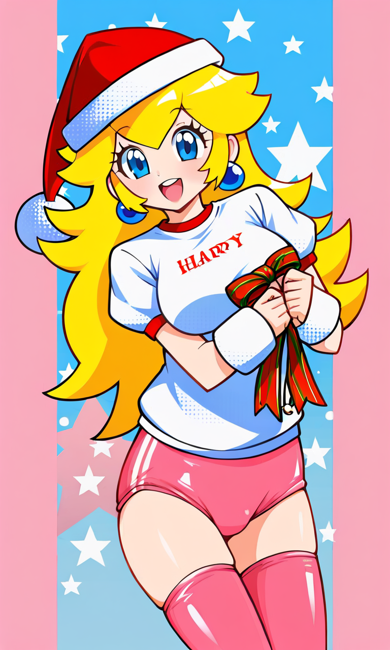 Buruma Peach (Christmas) by TheChubbyRat on DeviantArt