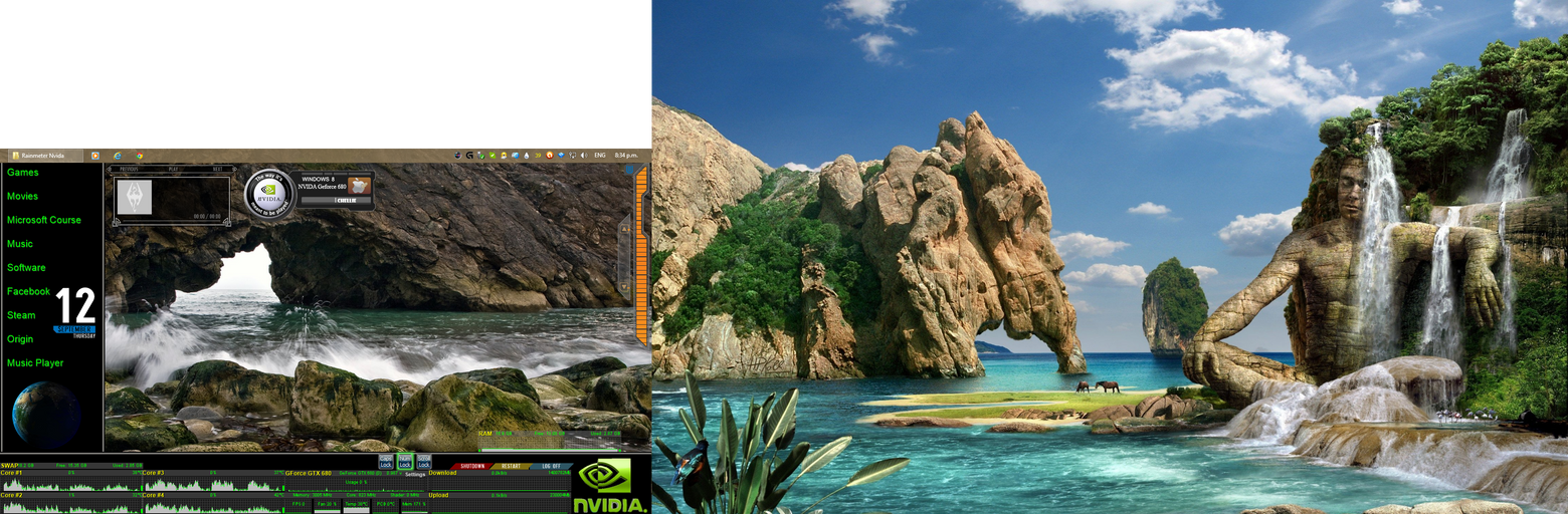 Nvida Desktop Skin by Chellie21 on DeviantArt