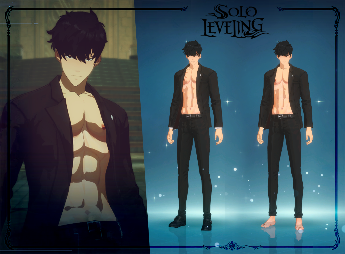 Solo Leveling Arise Black Suit Skimpy Mod by dakyoz on DeviantArt