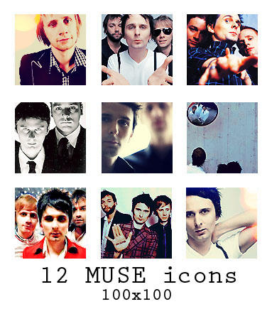 12 Muse icons - 100x100 by The-Shadowsea on DeviantArt