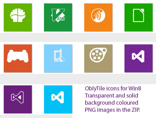 Windows Start Screen Application Icons for OblyTil by DAudIcI on DeviantArt