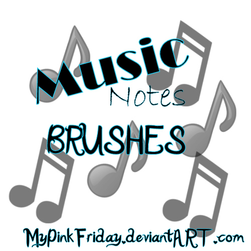 Music Notes Brushes by MyPinkFriday on DeviantArt