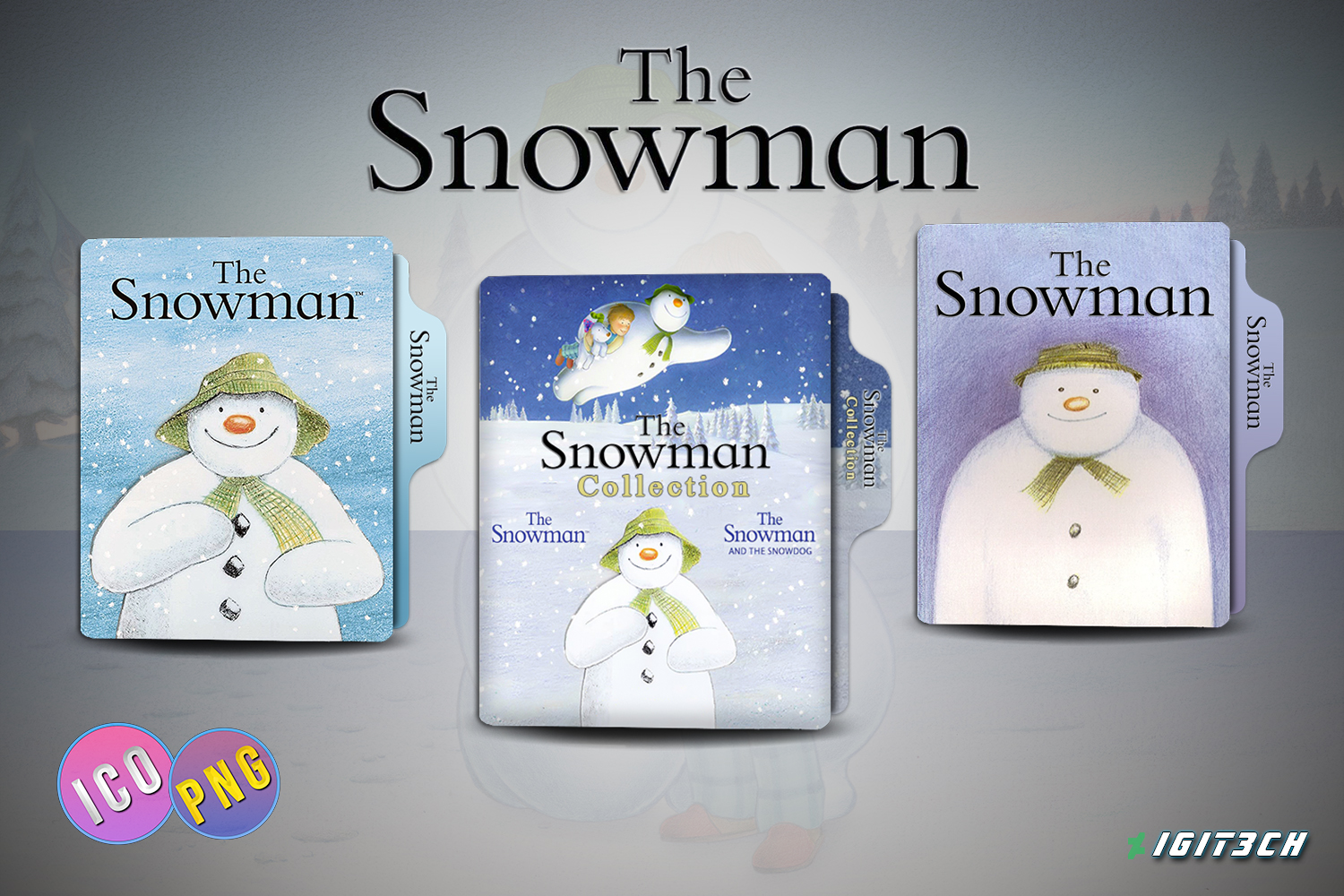 The Snowman Folder Icon by_igit3ch by igit3ch on DeviantArt