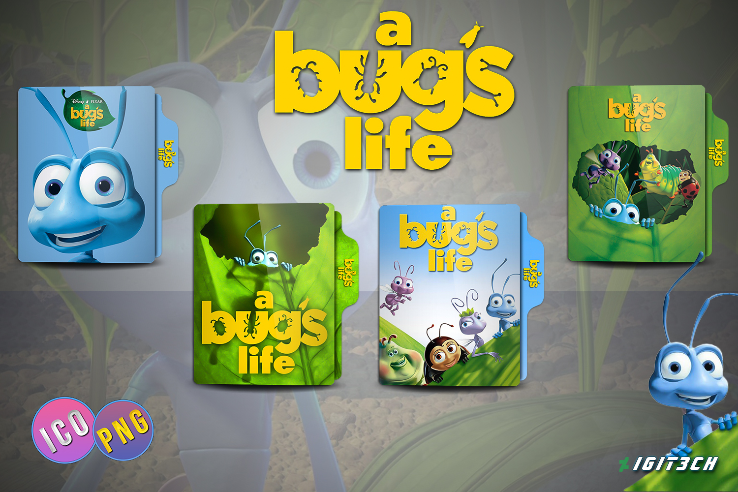 A Bugs Life Folder Icon By Igit3ch by igit3ch on DeviantArt