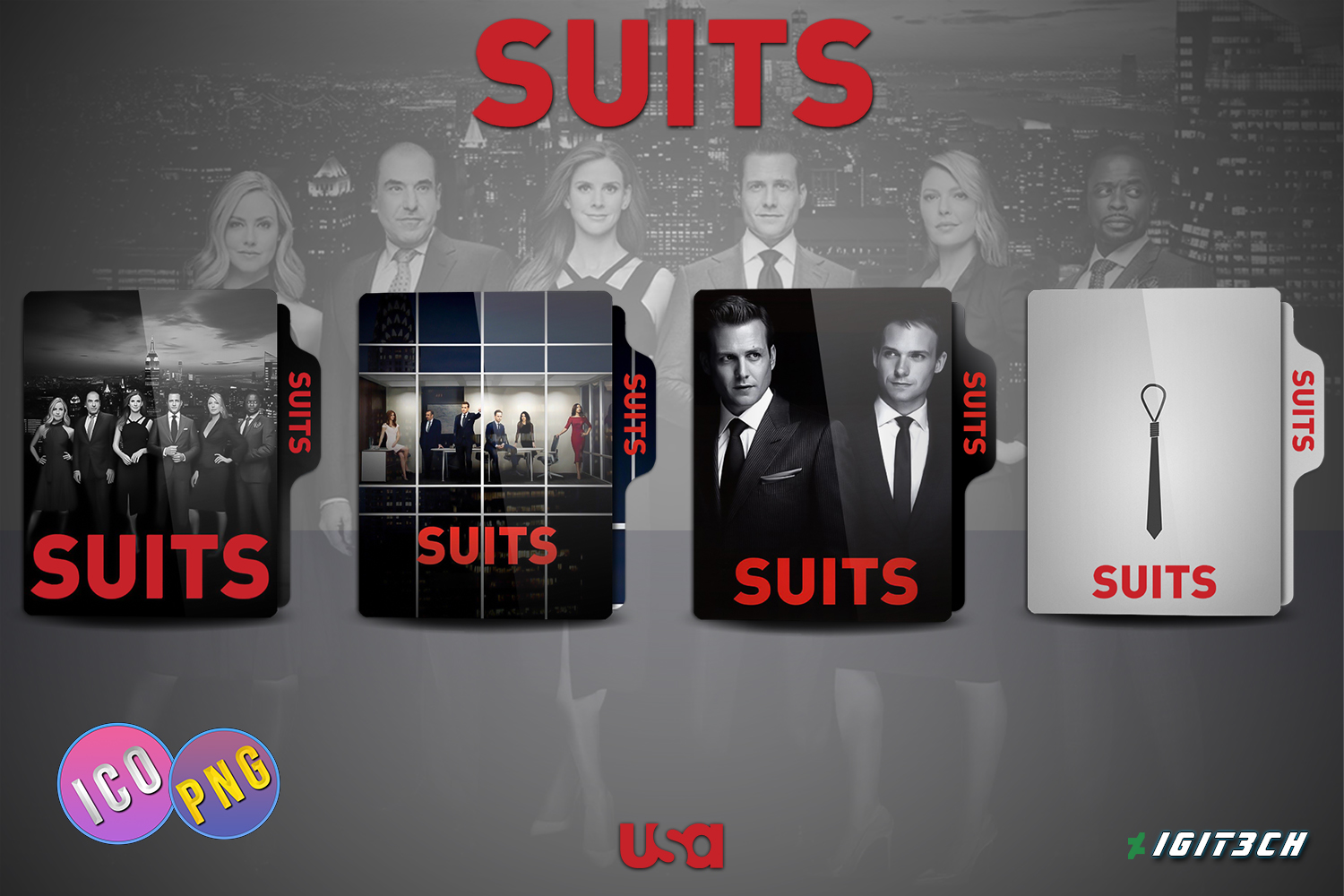 Suits Tv Folder Icon By Igit3ch by igit3ch on DeviantArt