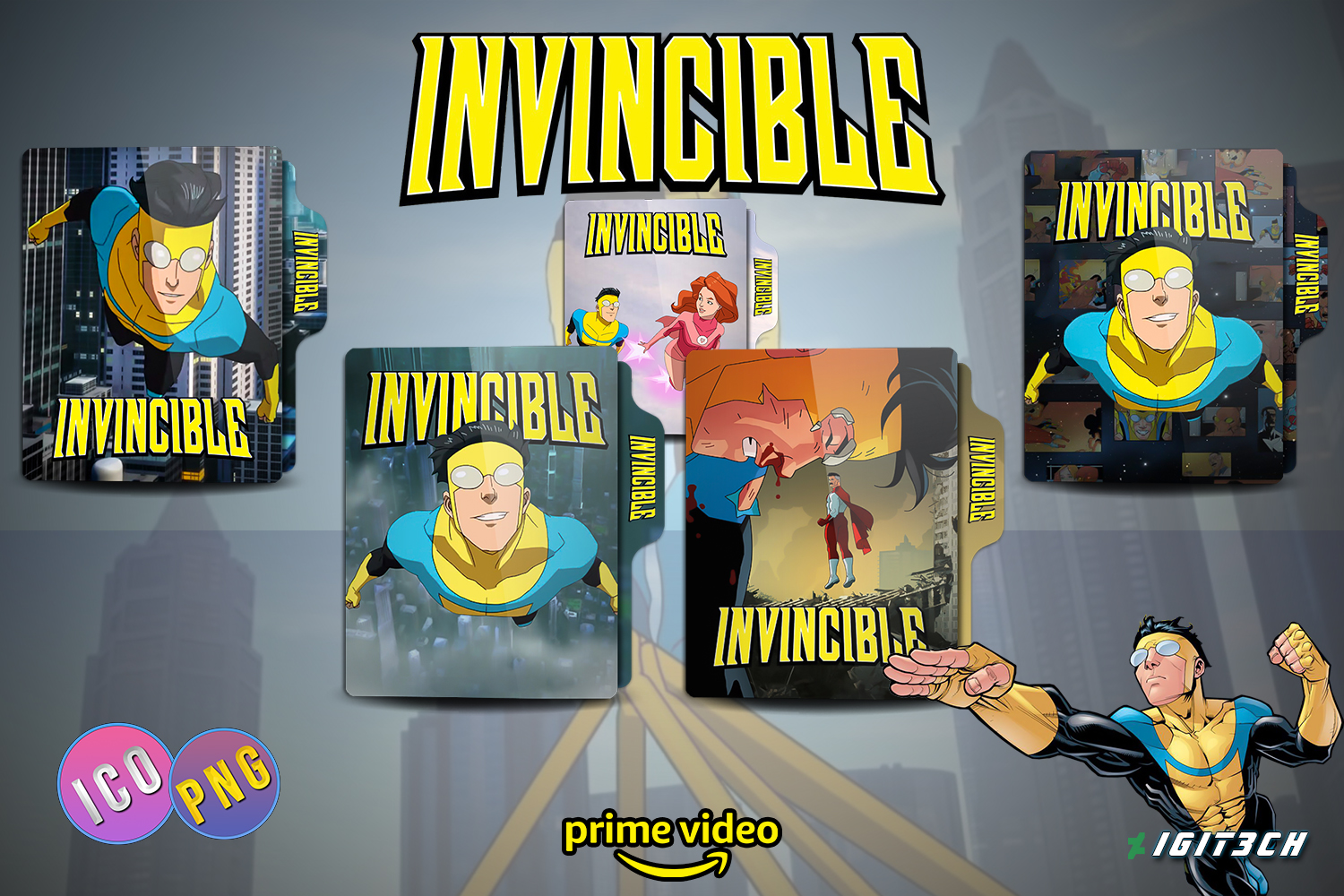 Invincible Folder Icon By Igit3ch by igit3ch on DeviantArt