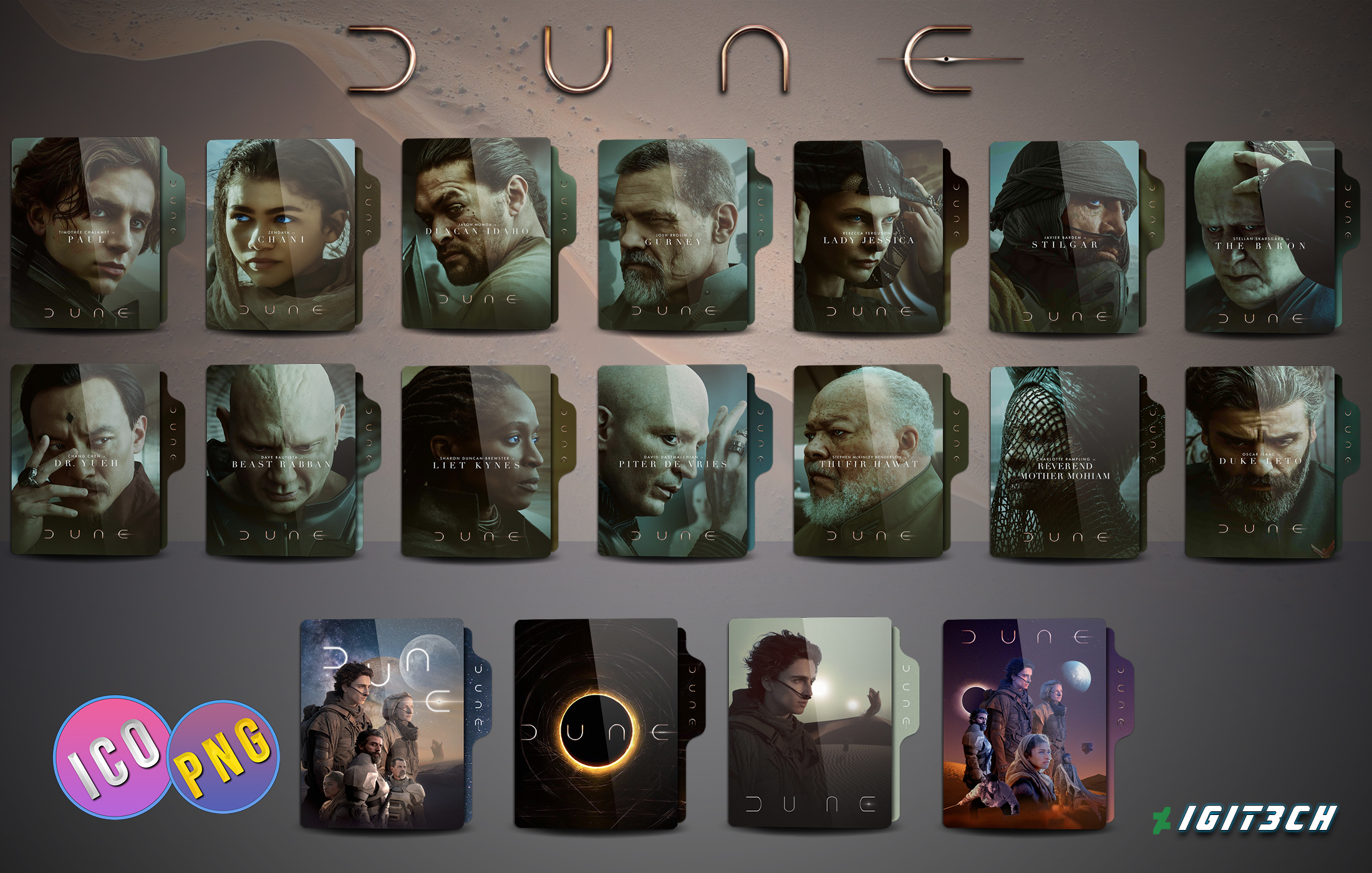 Dune (2021) [Folder Icons] by igit3ch on DeviantArt