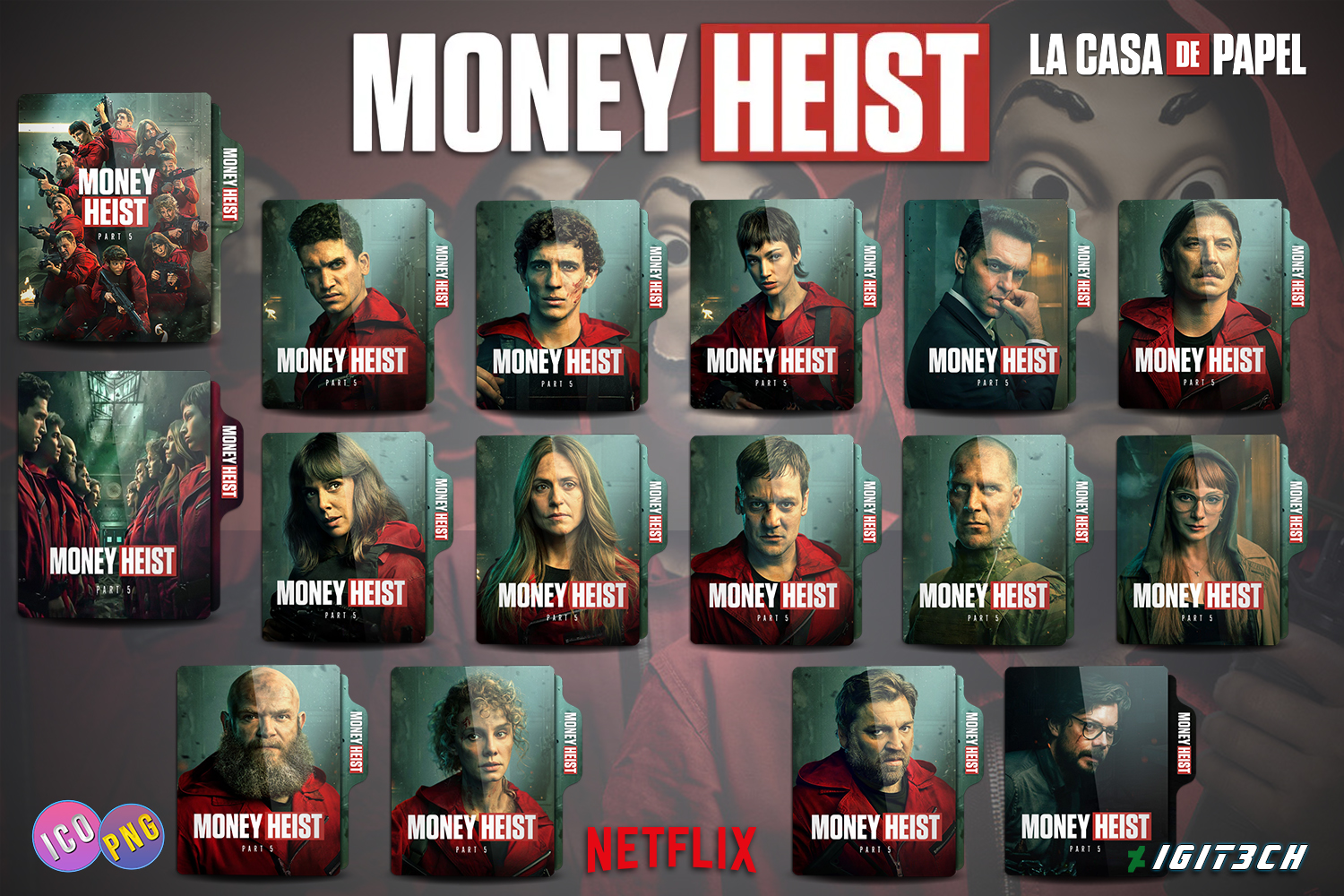 Money Heist (S5) [Folder Icons] by igit3ch on DeviantArt