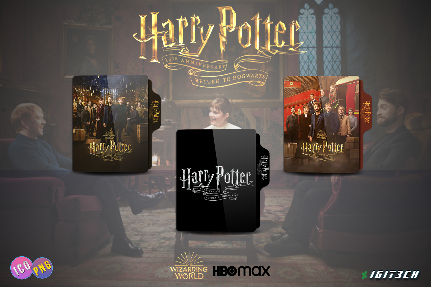 Harry Potter Return To Hogwarts [Folder Icons] by igit3ch on DeviantArt