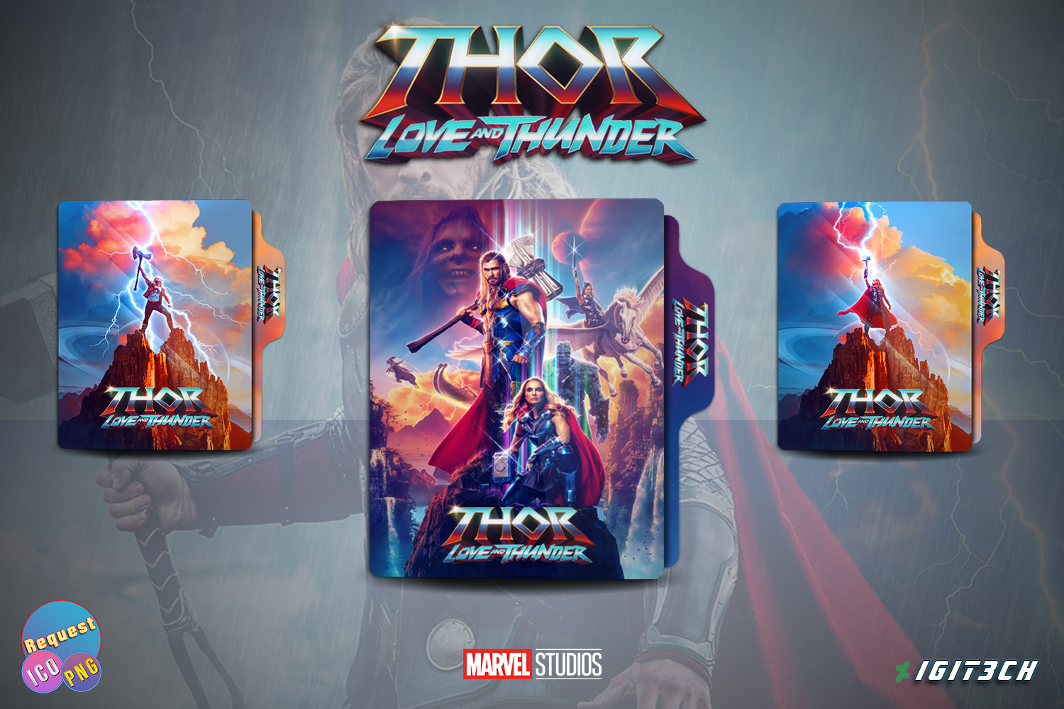Thor - Love And Thunder [Folder Icons] by igit3ch on DeviantArt