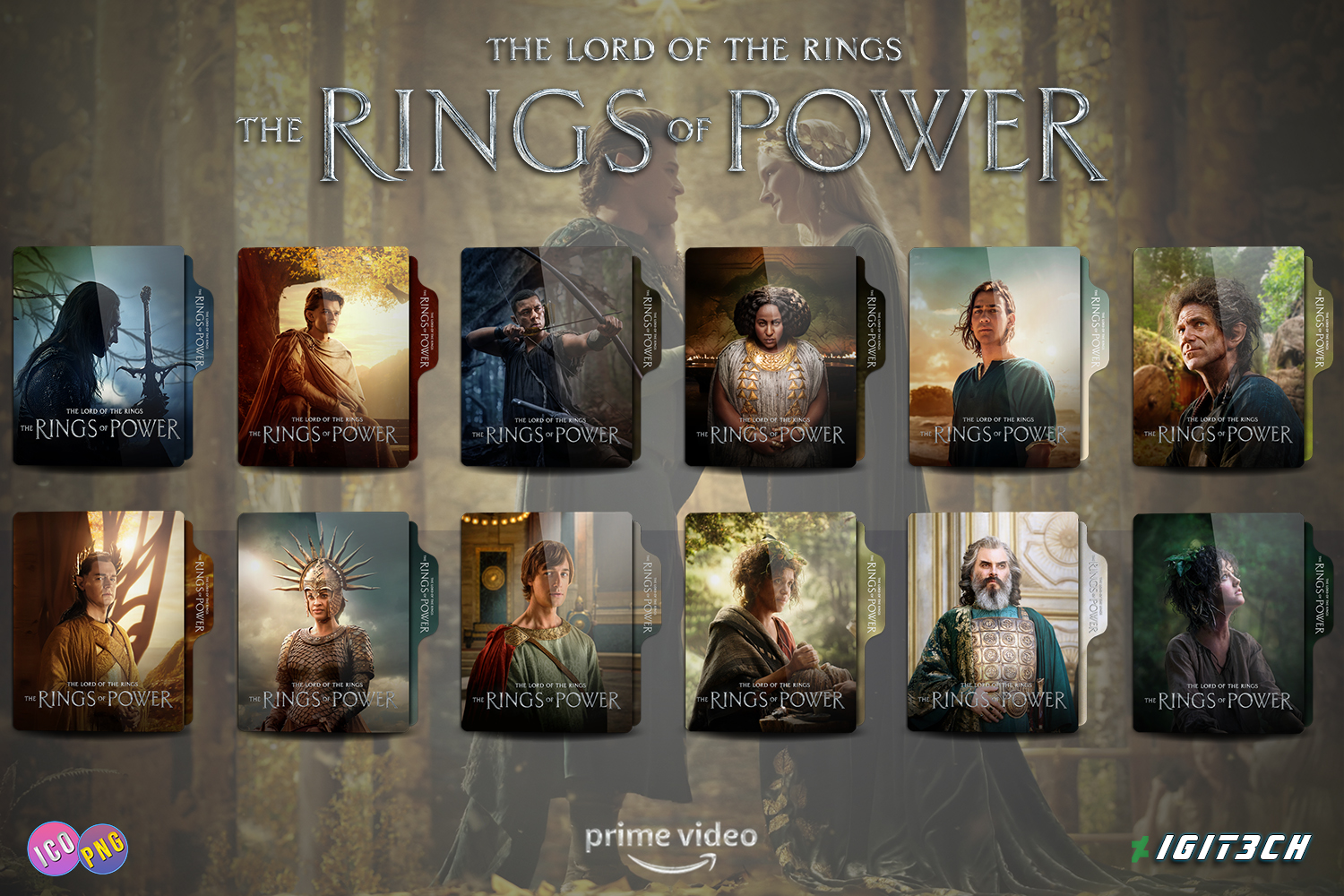 Rings Of Power (Pack-01) [Folder Icons] by igit3ch on DeviantArt