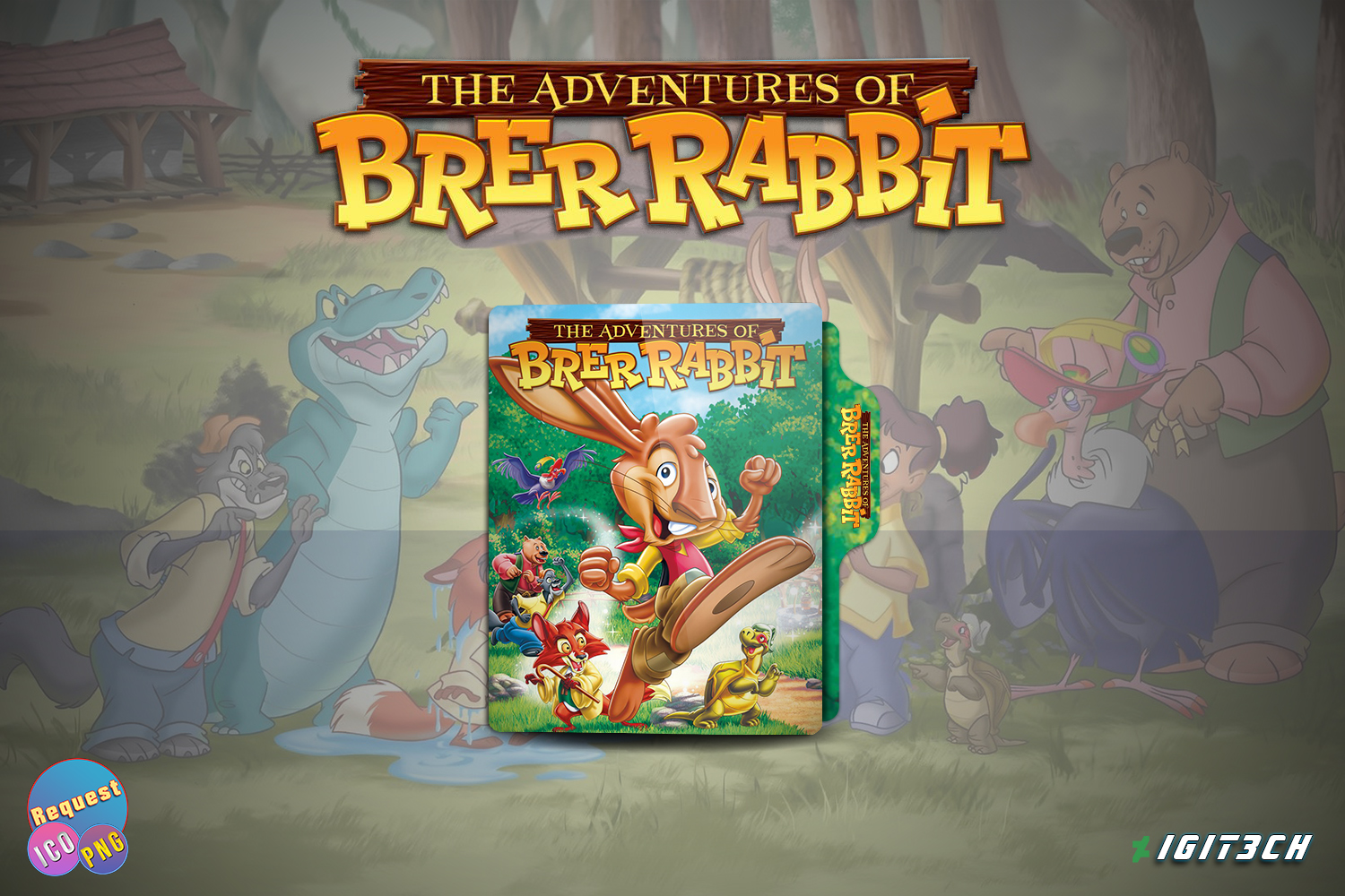 The Adventures Of Brer Rabbit [Folder Icon] by igit3ch on DeviantArt