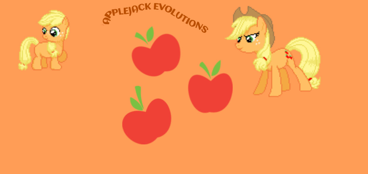 Applejack Evolutions by CandyGirl603 on DeviantArt