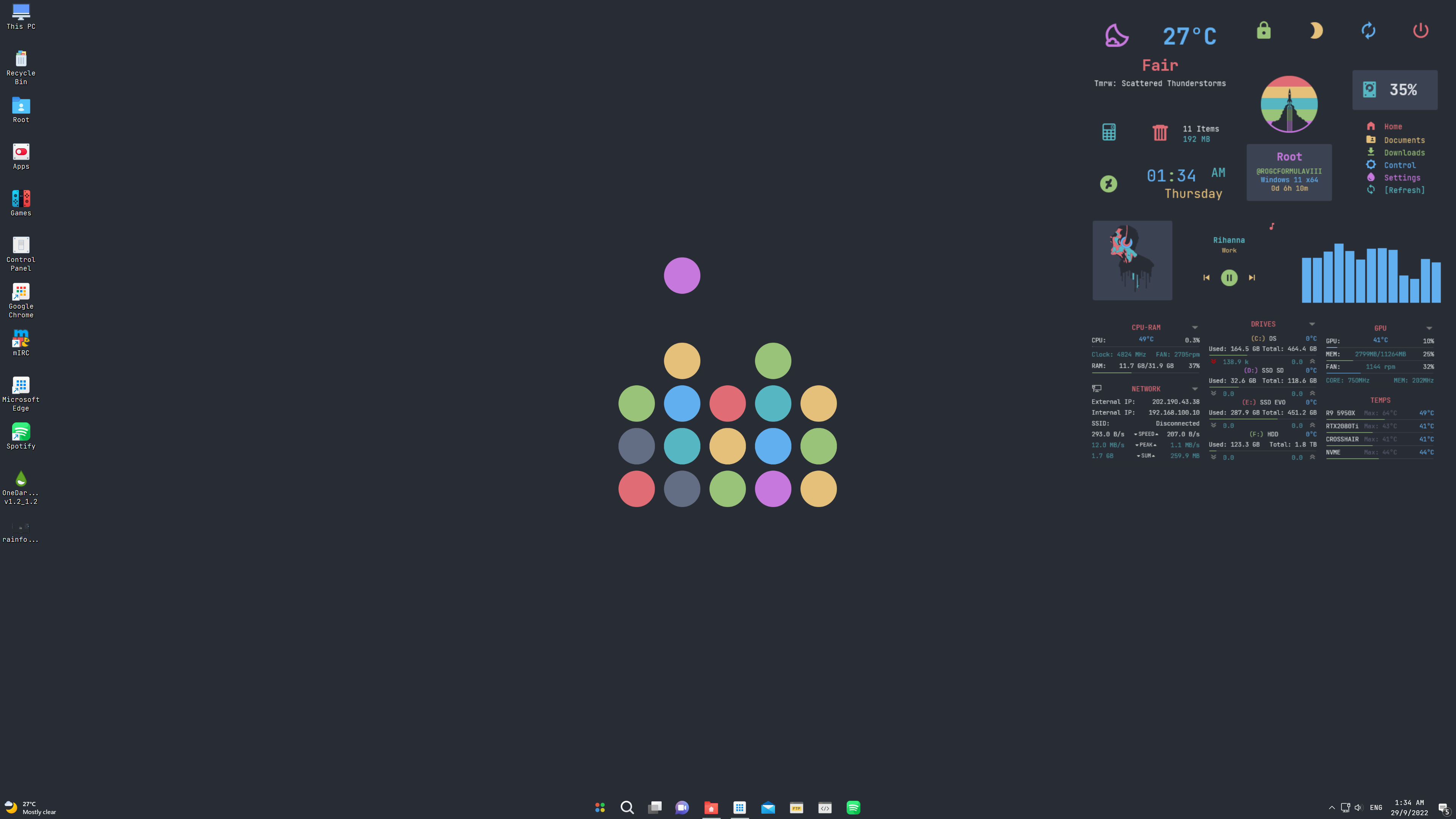 OneDarkPro Rainformer AIDA64 Edition v1.0 by Belon on DeviantArt