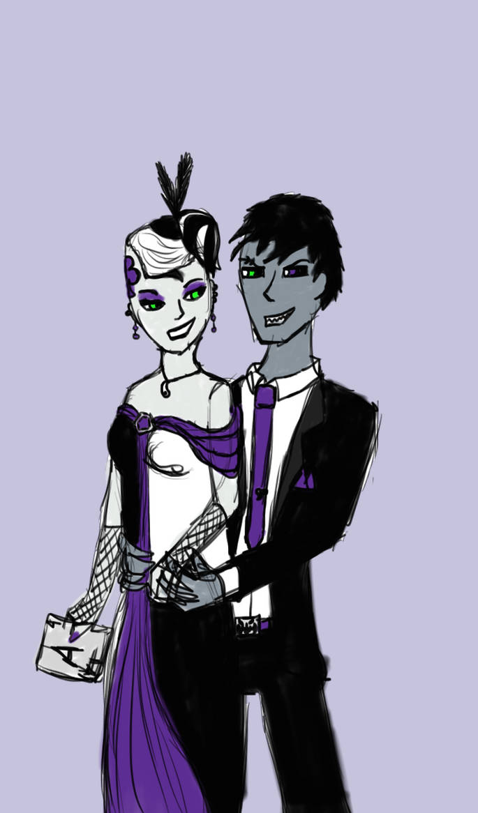 Arkham Ballroom: Jester and Nightmare by Bat-teen29 on DeviantArt