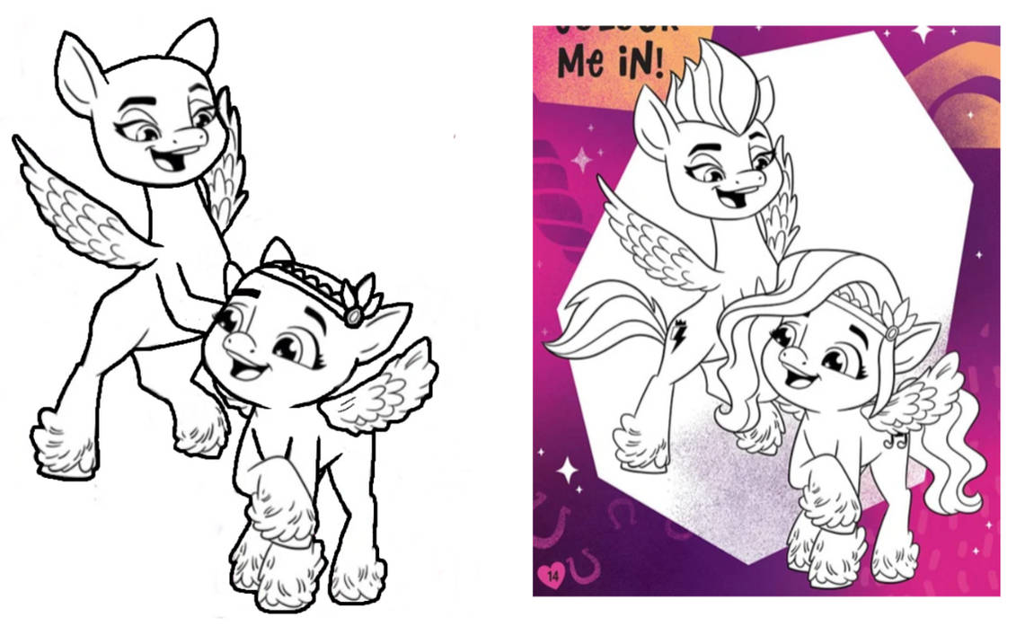 MLP base and coloring book by Eninka11 on DeviantArt
