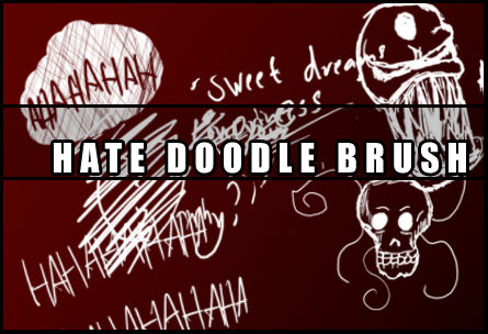 Hate doodle brush by Faeth-design on DeviantArt
