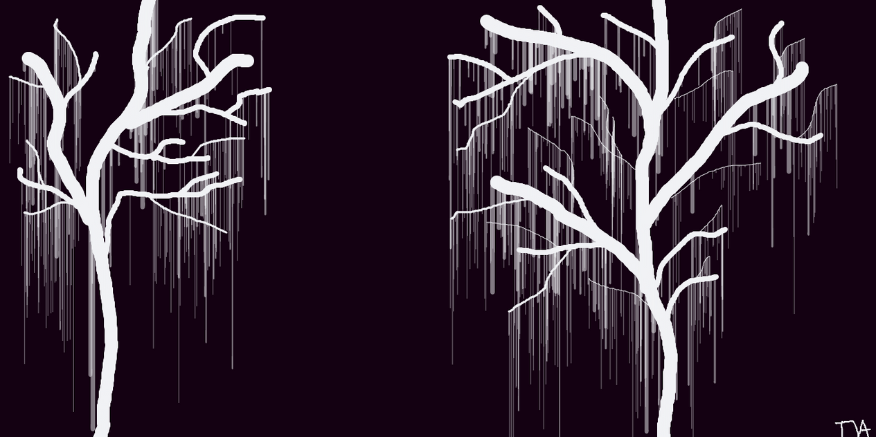 drip trees by tiaknight on DeviantArt