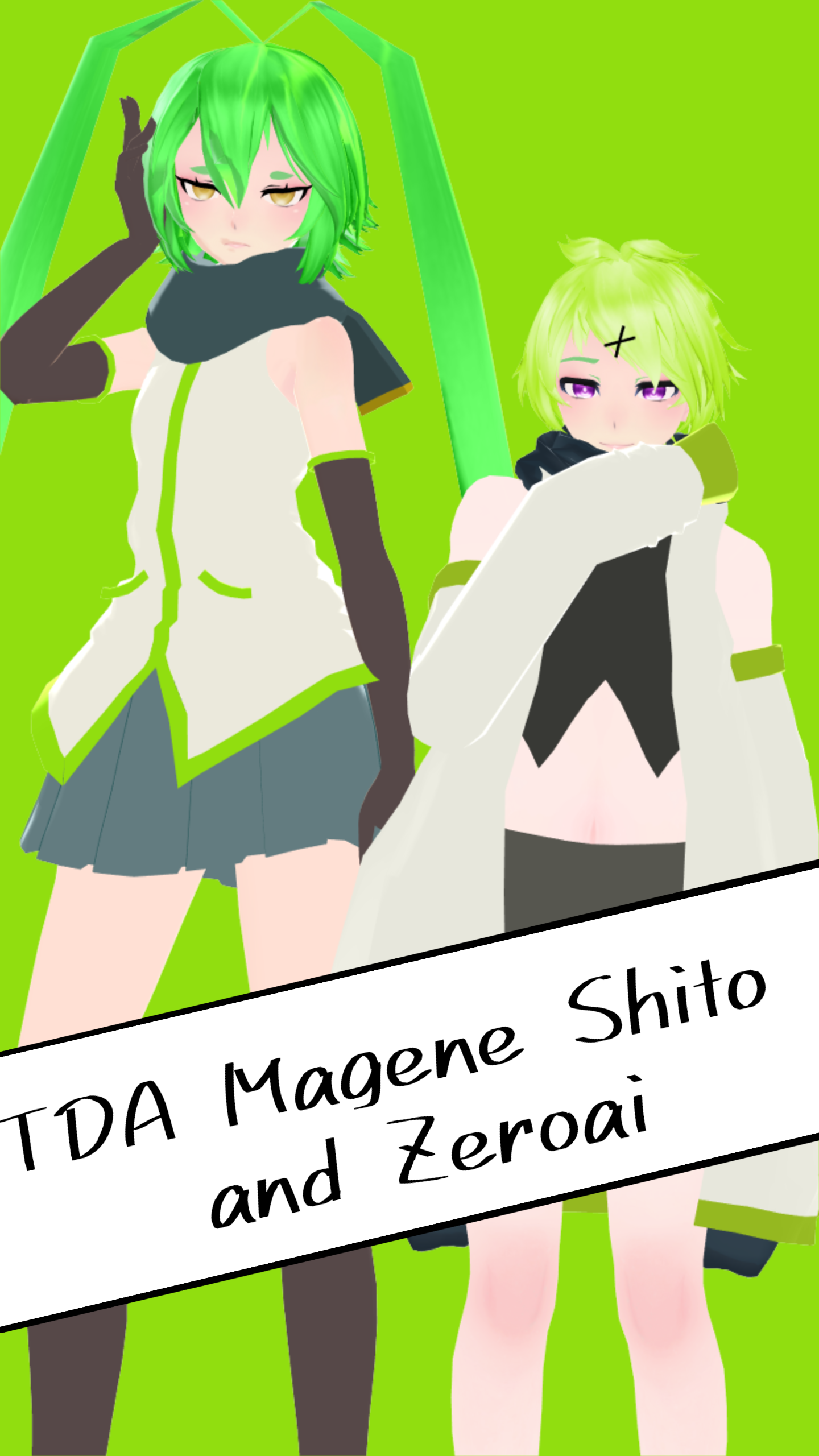 MMD TDA Magene Shito and Zeroai Model DL by Rubeeish on DeviantArt