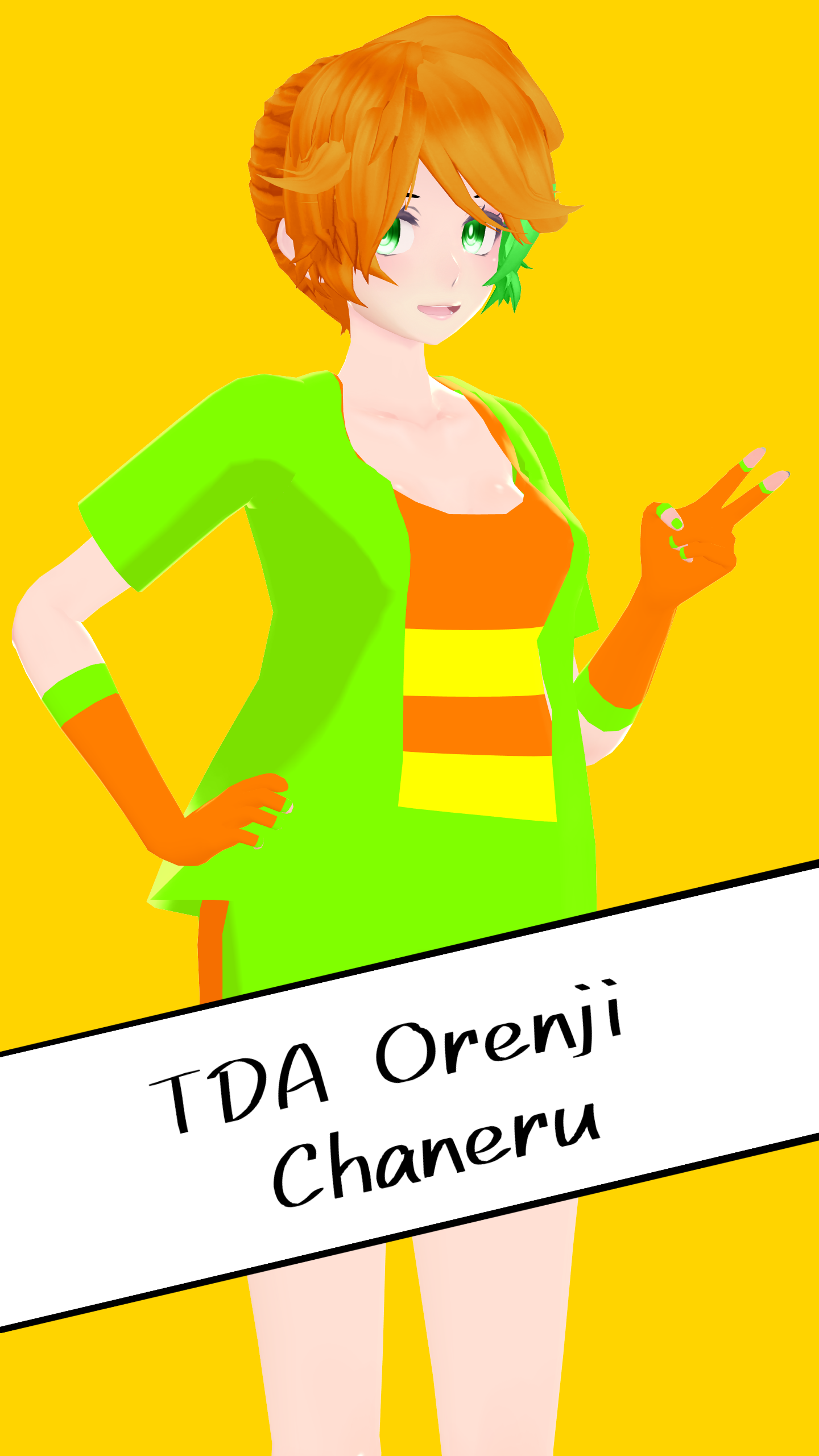 TDA Orenji Chaneru Model DL by Rubeeish on DeviantArt