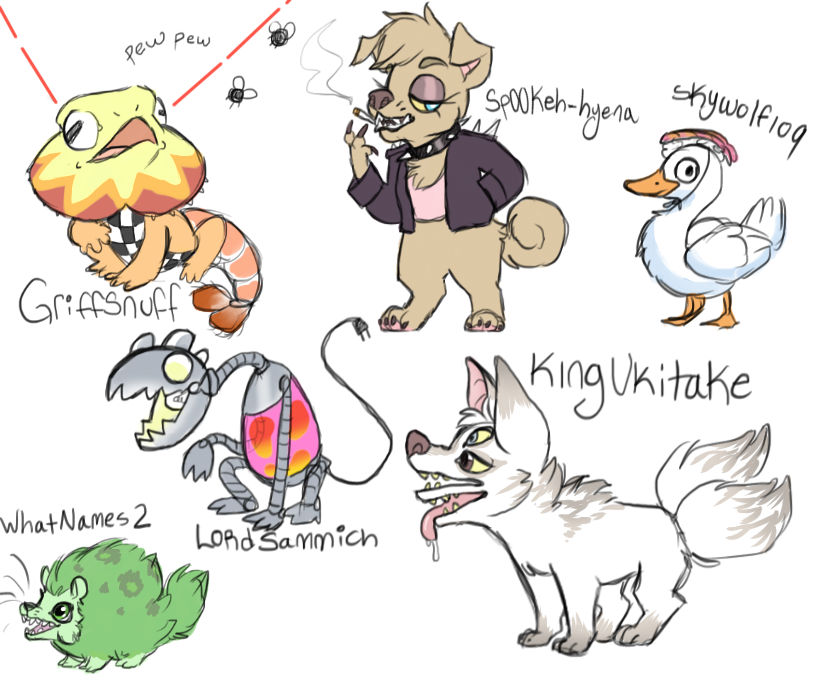 5 word character designs! by JaneGumball on DeviantArt