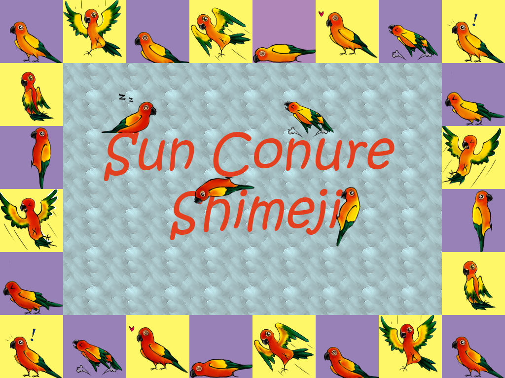 Shimeji-Sun Conure by Serenity12778 on DeviantArt
