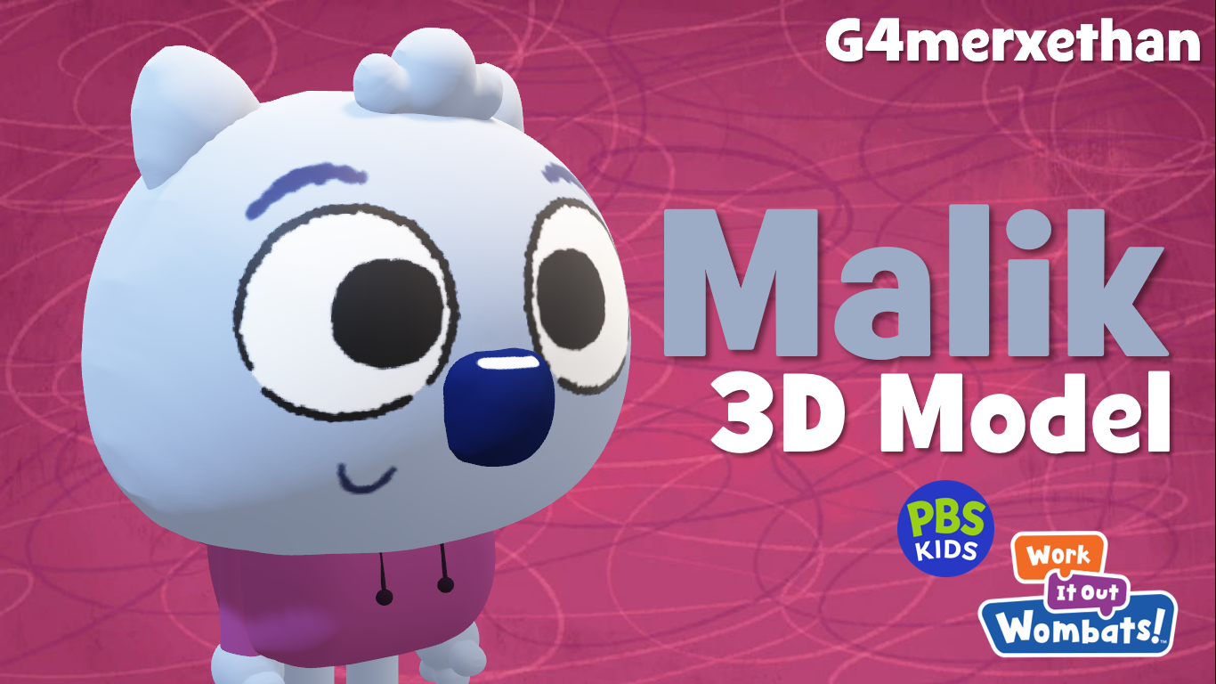 Work it Out Wombats! - Malik 3D Model by g4merxethan on DeviantArt