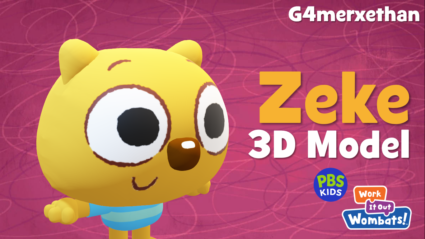 Work it Out Wombats! - Zeke 3D Model by yellowpen2009 on DeviantArt