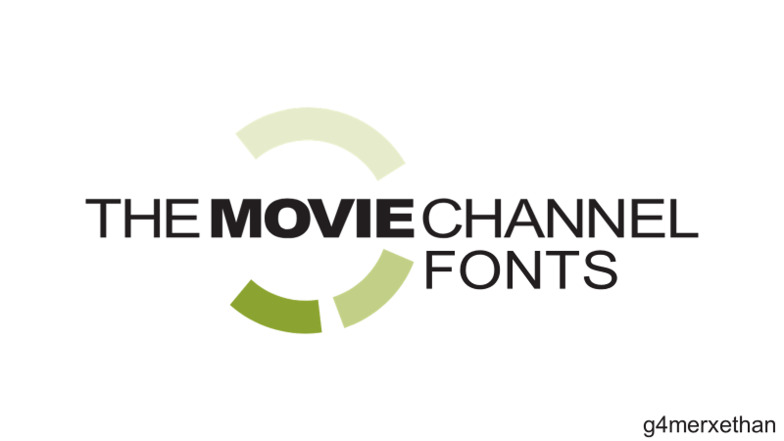The Movie Channel Fonts by g4merxethan on DeviantArt