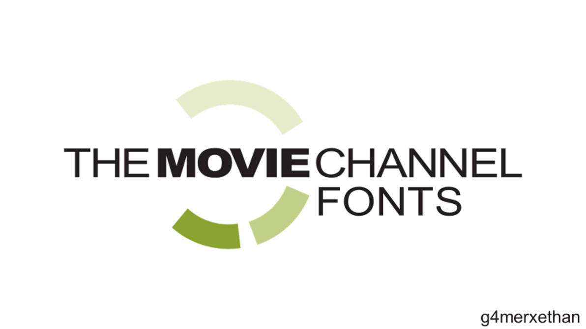 The Movie Channel Fonts by g4merxethan on DeviantArt