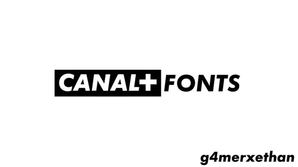 Canal+ Fonts by g4merxethan on DeviantArt