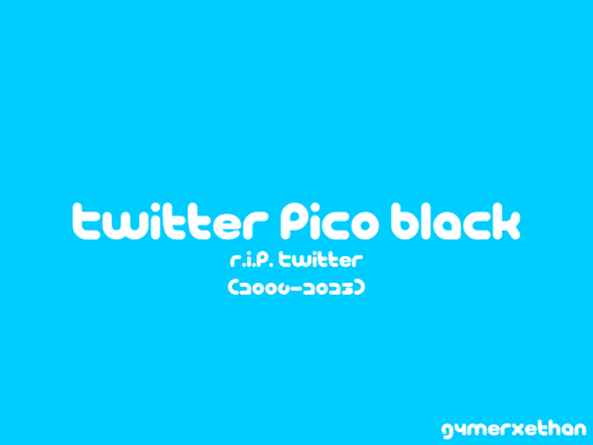 Twitter Pico Black by yellowpen2009 on DeviantArt