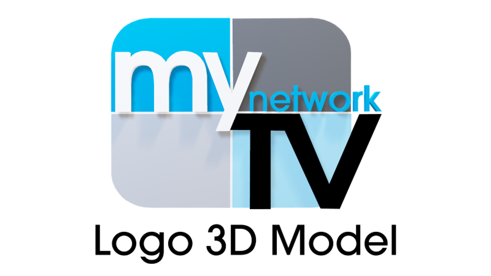 MyNetworkTV Logo 3D Model by yellowpen2009 on DeviantArt