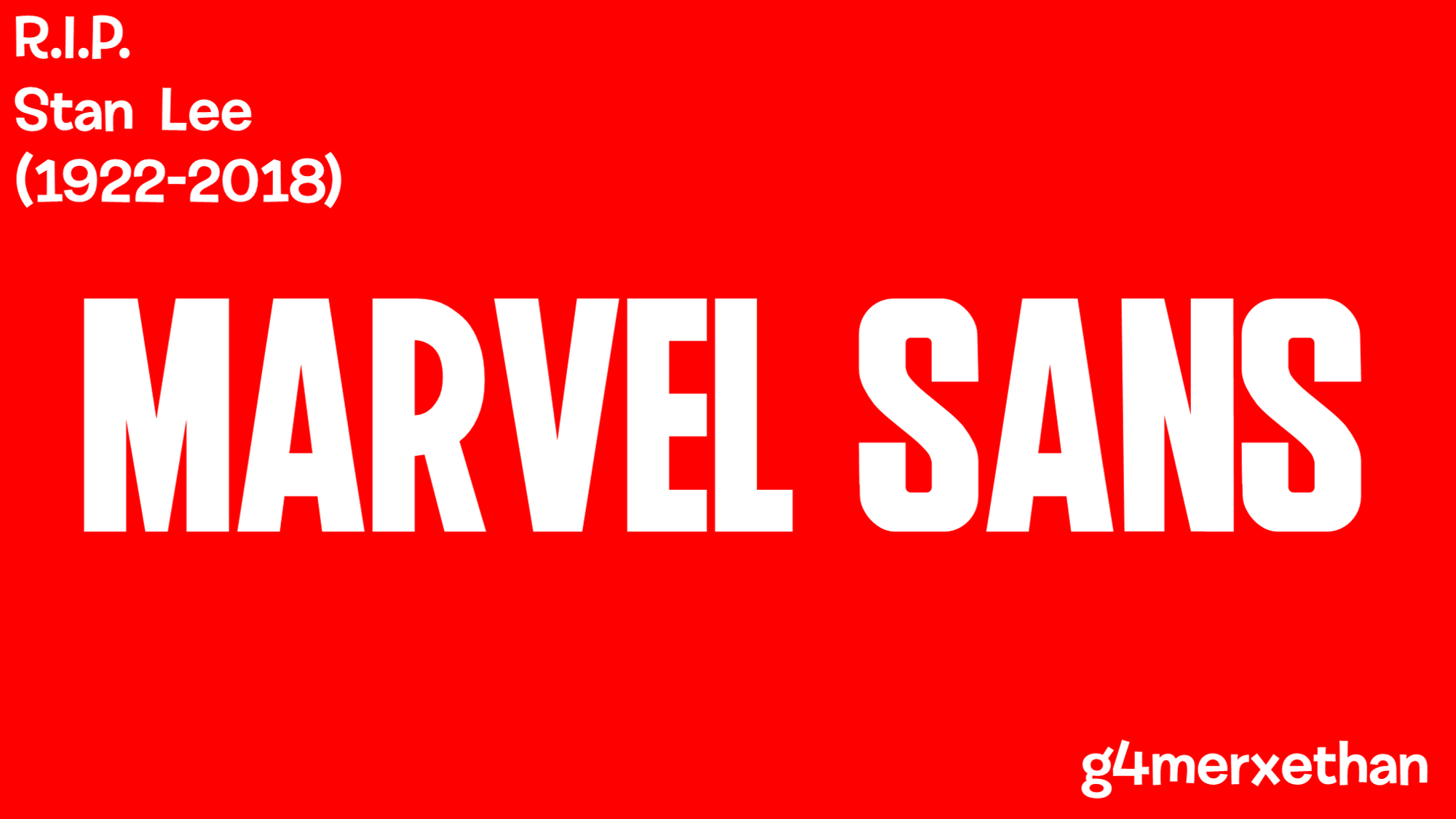 Marvel Sans by yellowpen2009 on DeviantArt